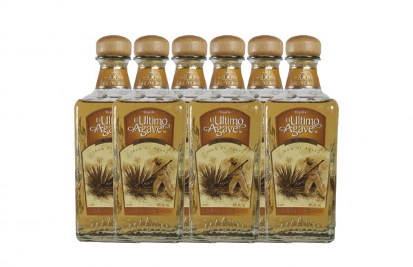 Tequila El último agave reposado 6 botellas - 750 ml - Hacienda de Oro