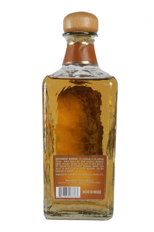 Tequila El último agave reposado - 750 ml - Hacienda de Oro